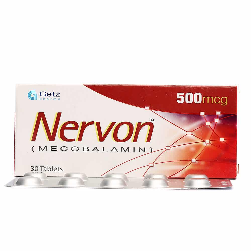 Nervon Tablets 500Mcg - medimart