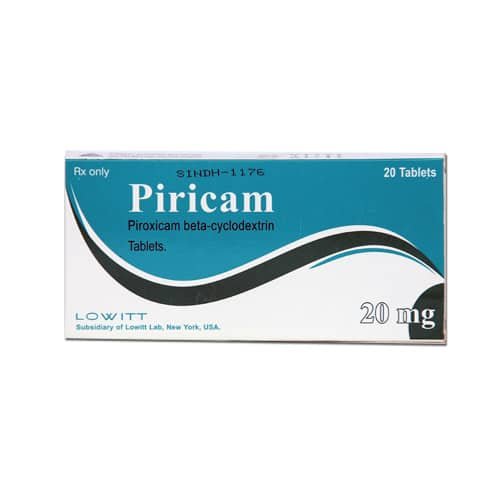 Piricam 20Mg Tablets - medimart