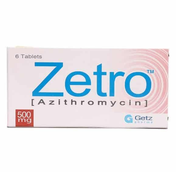 Zetro 500Mg Tablets 6S - medimart